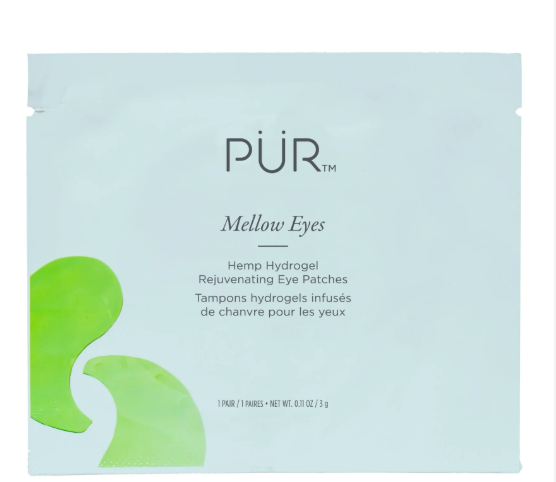 Mellow Eyes Hemp Hydrogel Eye Patches - 1 par